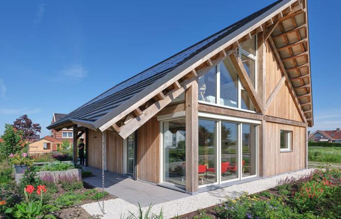 Gebintconstructie houten woning Veenendaal | NOESK