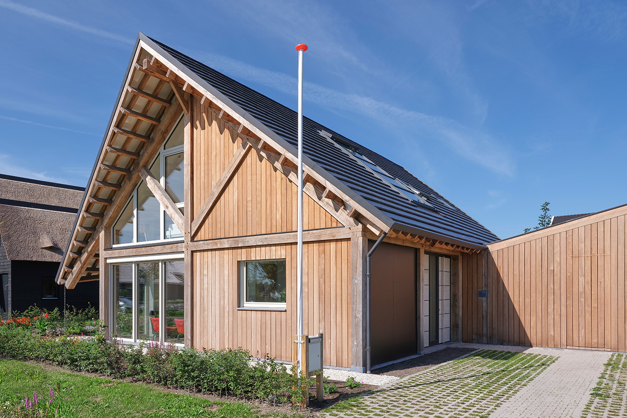 Gebintconstructie houten woning Veenendaal | NOESK