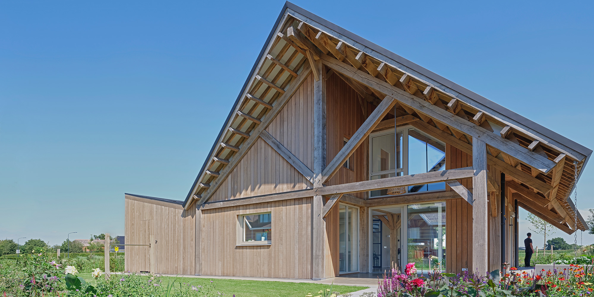 Gebintconstructie houten woning Veenendaal | NOESK